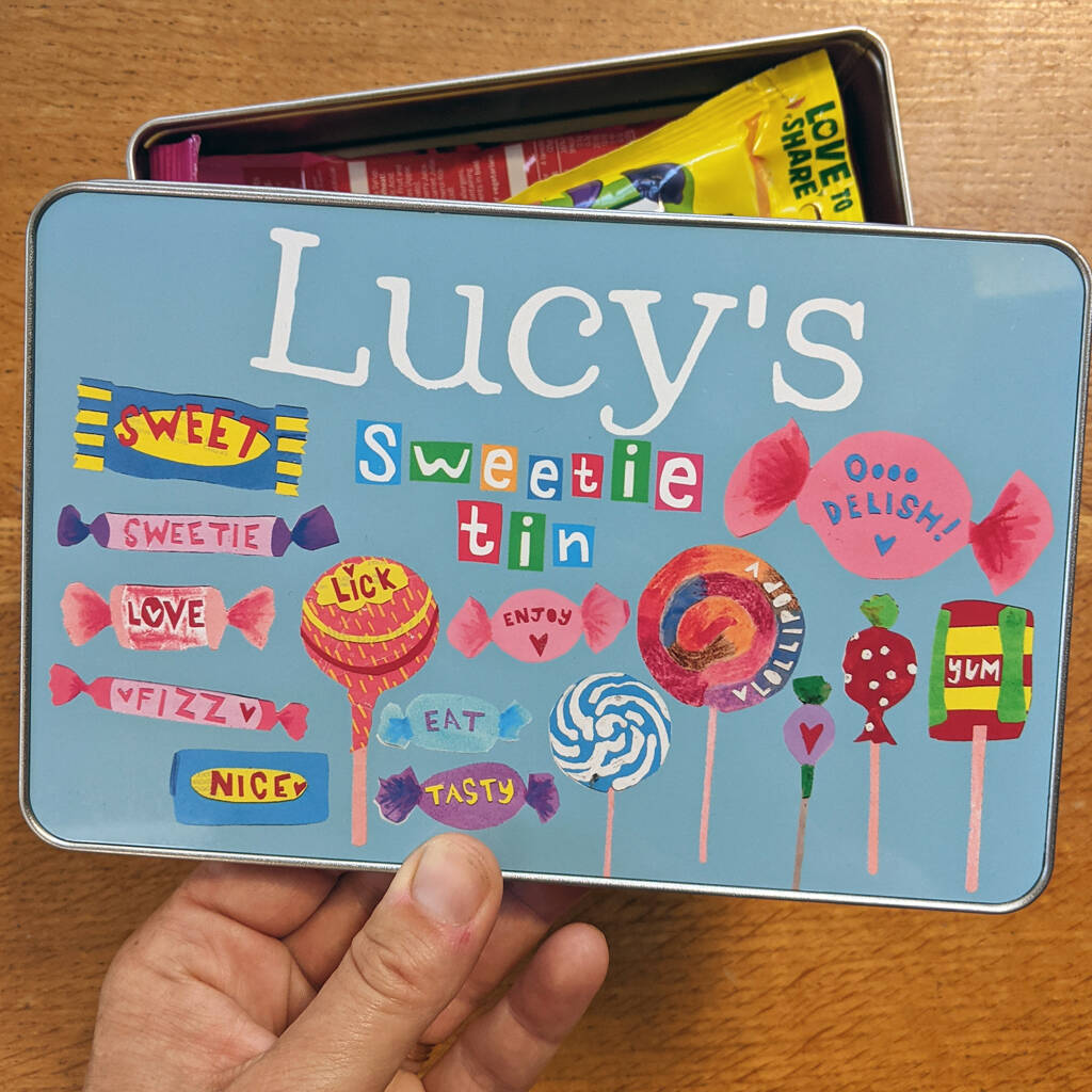 Personalised Sweet Tin By Alice Palace | notonthehighstreet.com