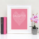 Personalised Daughter Heart Print By Tilly Bob And Me ...