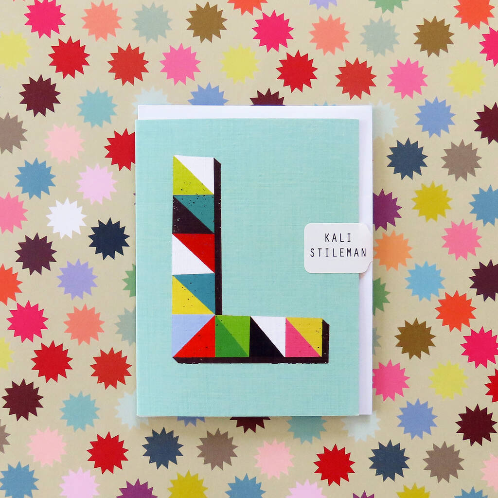 Mini L Alphabet Card By Kali Stileman Publishing