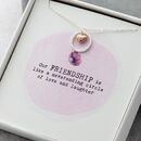 Friendship Is A Circle Necklace By Attic | notonthehighstreet.com