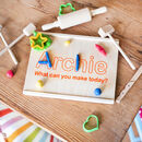 Personalised Children’s Wooden Playdough Modelling Set By Jonny's ...