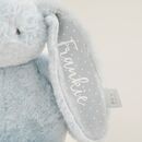 Personalised Blue Bunny Soft Toy By My 1st Years | notonthehighstreet.com