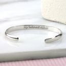 open silver bangle by hersey silversmiths | notonthehighstreet.com