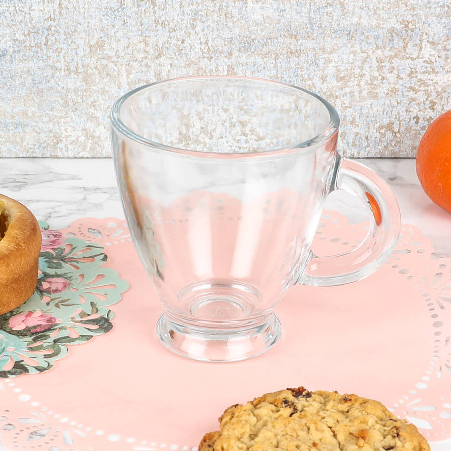 mulled wine tasse espresso glass mug by dibor | notonthehighstreet.com