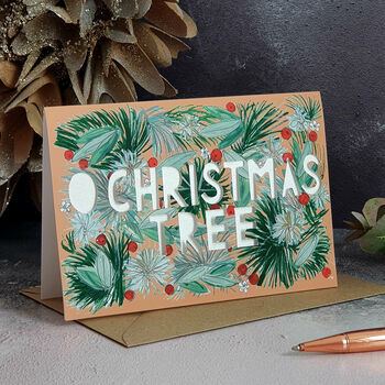 Papercut 'o Christmas Tree' Christmas Card By Miss Bespoke Papercuts ...