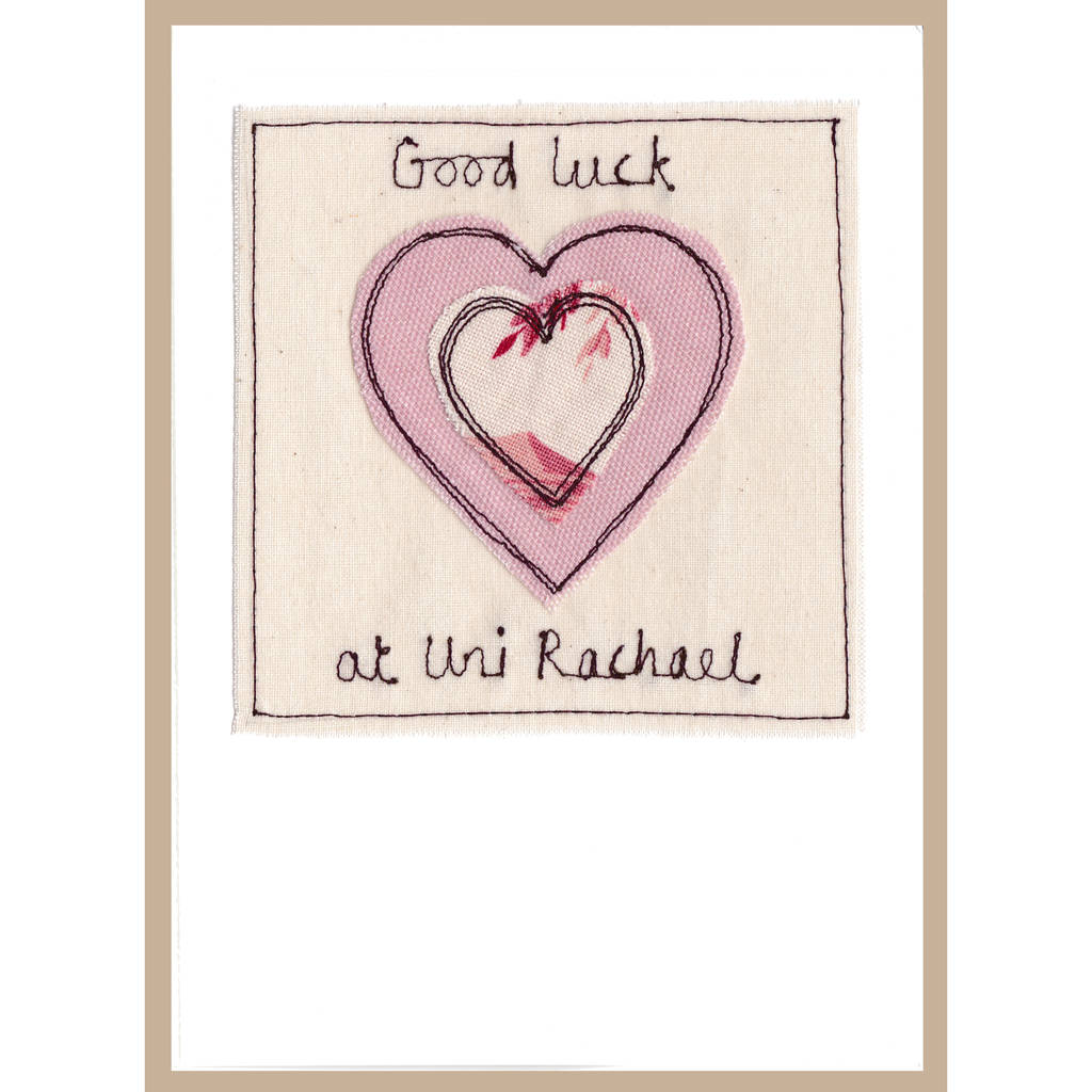 personalised good luck card by milly and pip | notonthehighstreet.com