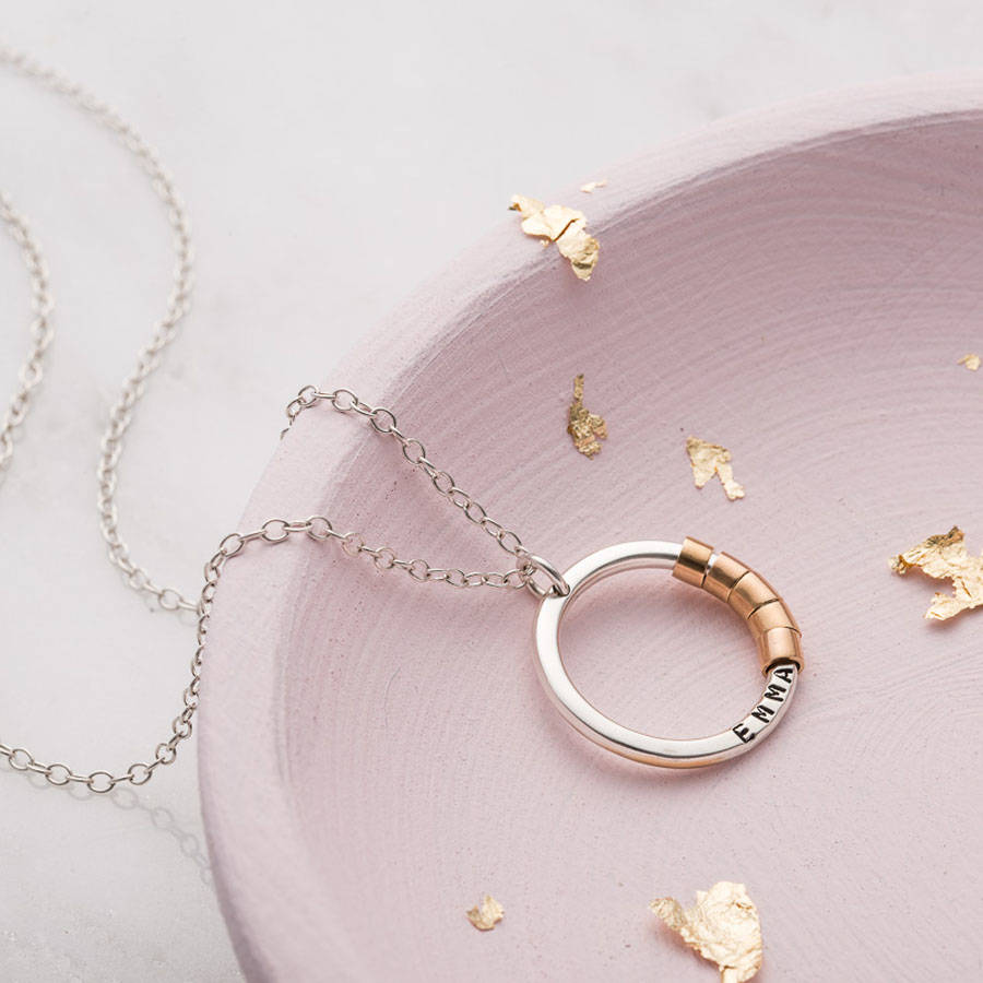 personalised secret names necklace by posh totty designs ...