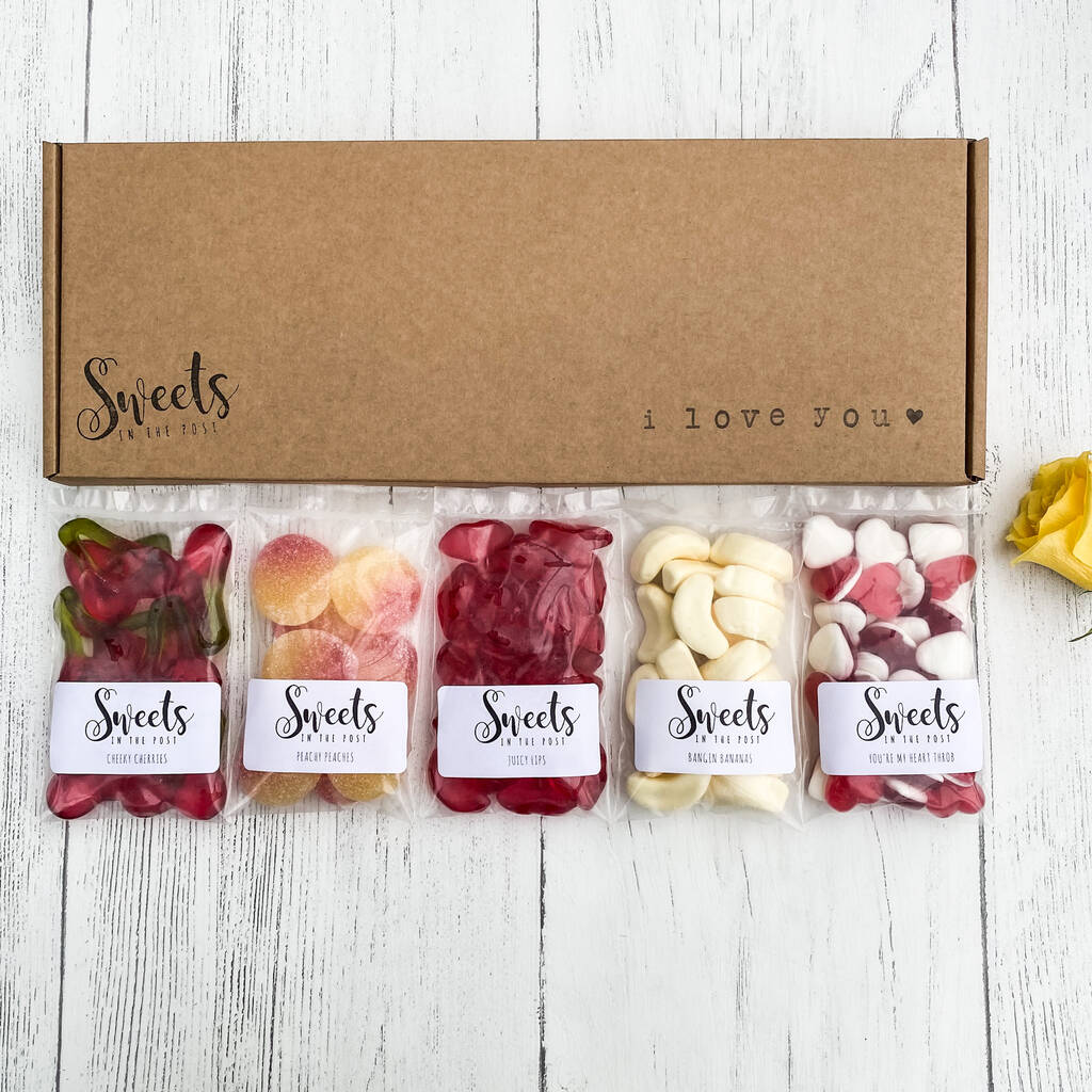'I Love You' Letterbox Sweet Gift Box By sweets in the post ...