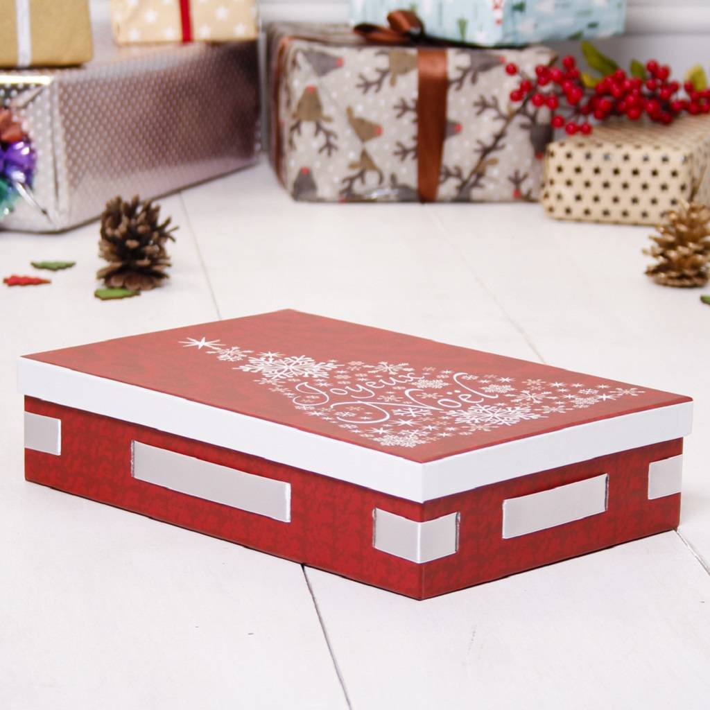luxury deep keepsake christmas gift box by dibor | notonthehighstreet.com