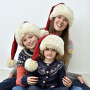 luxury santa hat by santa's little workshop | notonthehighstreet.com