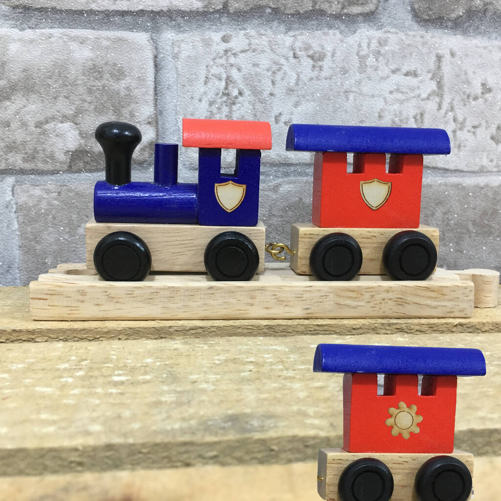personalised wooden letter name train by when i was a kid ...