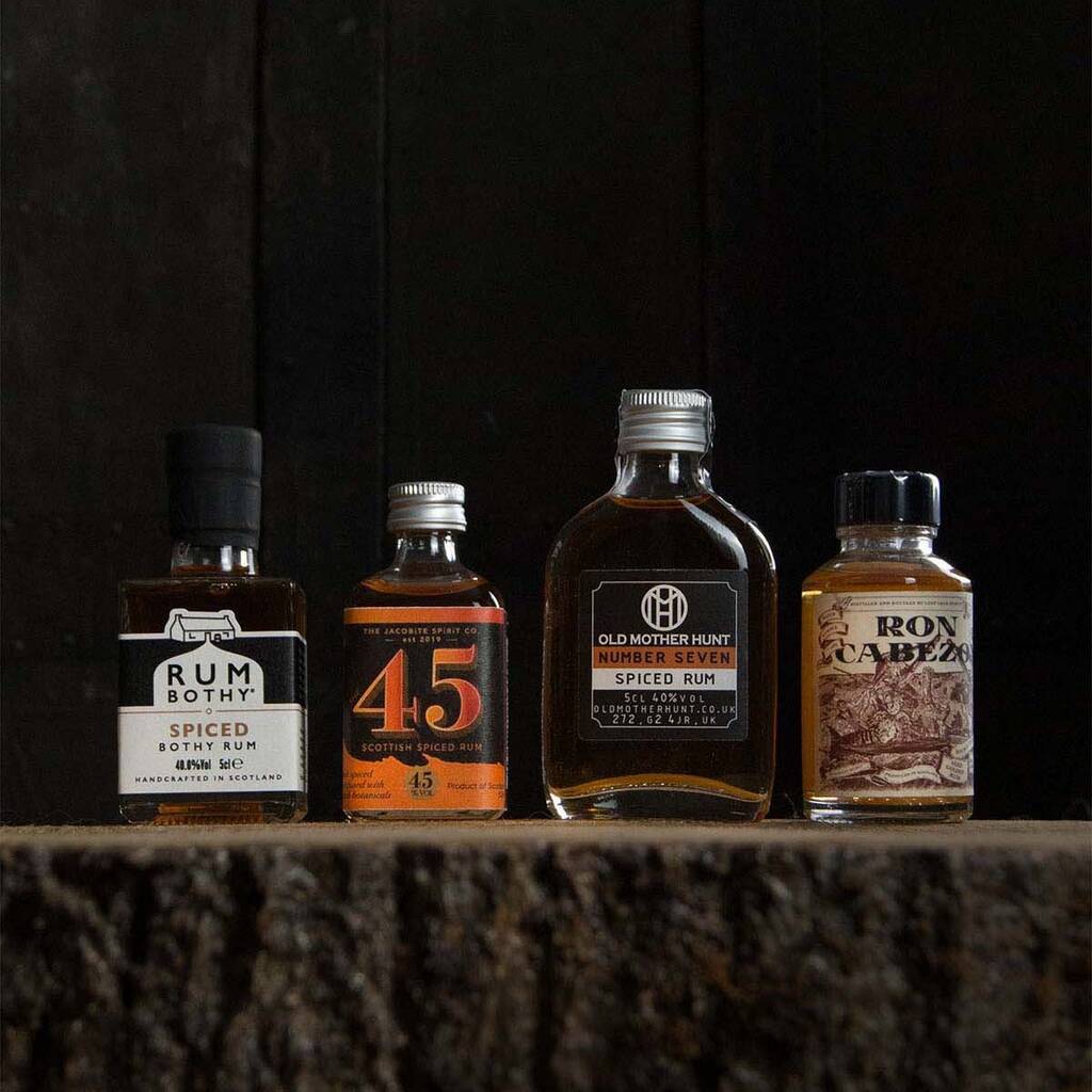 Scottish Rum Taster Set Gift Box One By The Rum Company ...