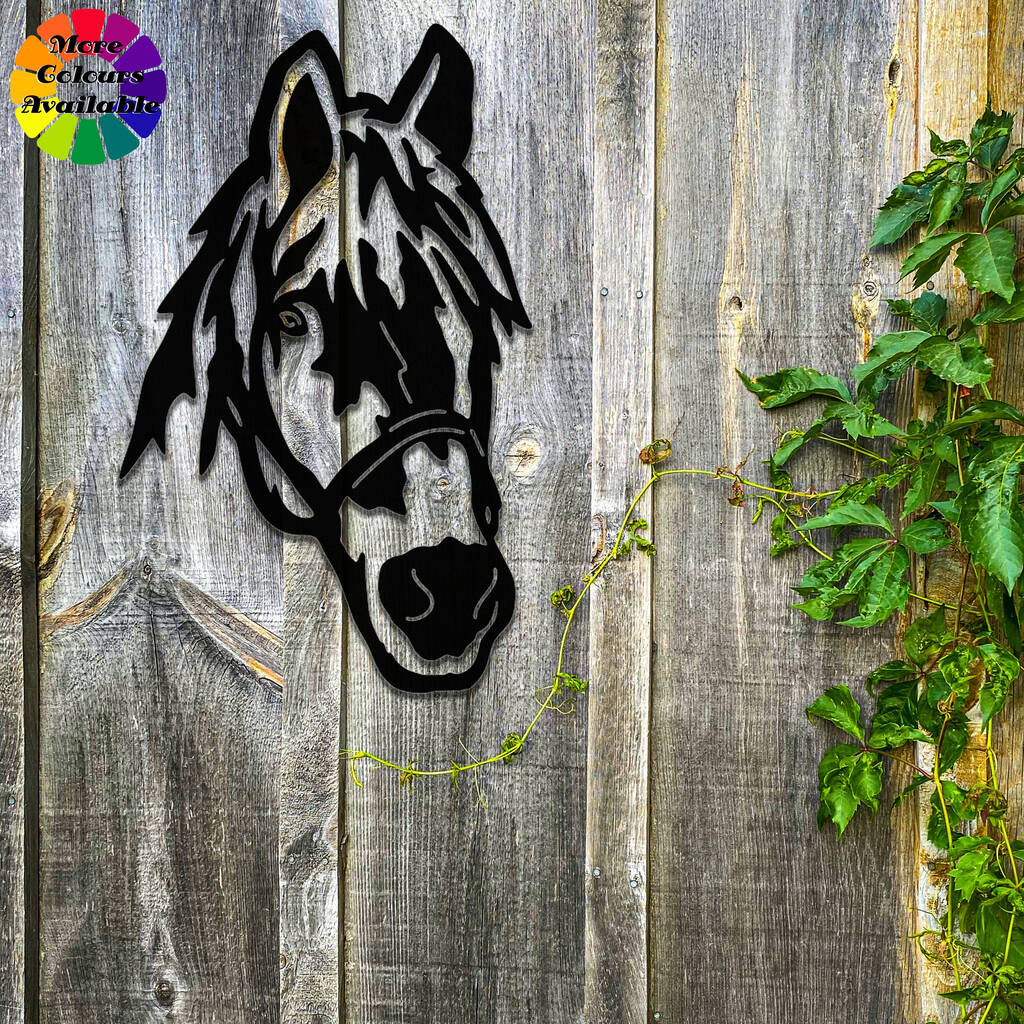 Rusty Outdoor Decor Metal Horse Equestrian Art By Duke Craft ...