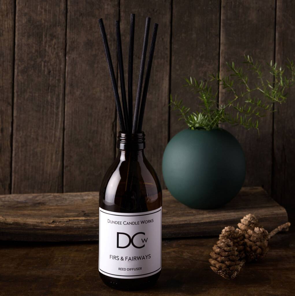 Firs And Fairways Luxury Scottish Reed Diffuser By Dundee Candle Works ...