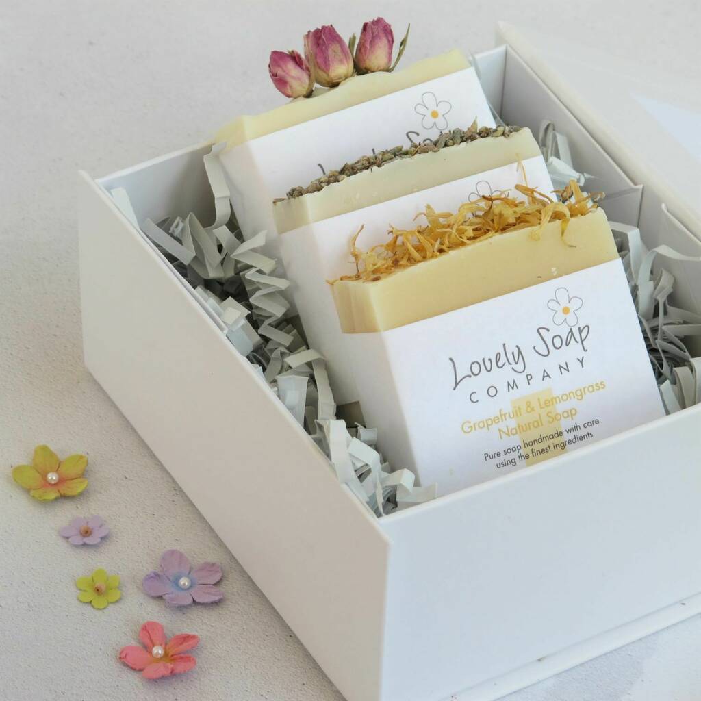 personalised soap selection gift set by lovely soap company ...