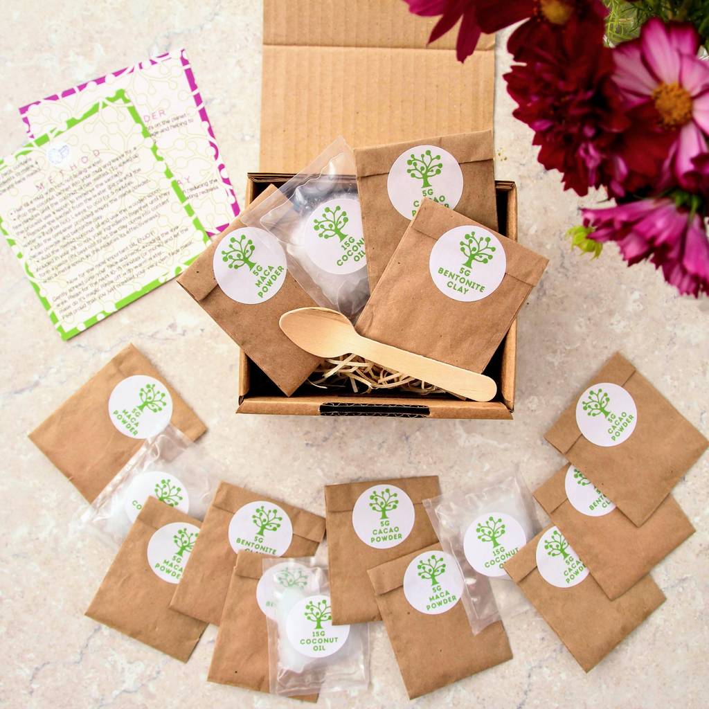 Make Your Own Face Mask Kit By Fruits Of The Nut Tree 
