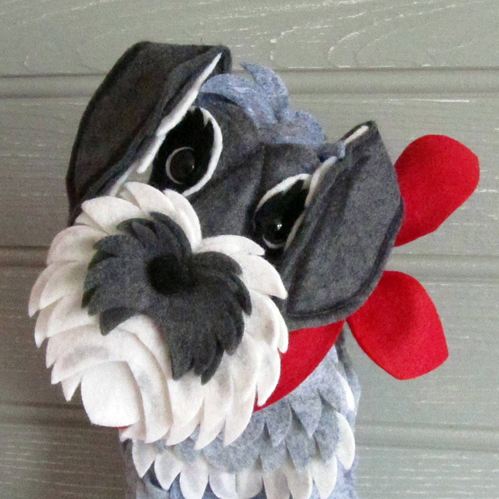felt dog sculpture by thebigforest | notonthehighstreet.com