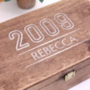 Personalised 'year' Wooden Memory Box 2000's Design By Warner's End ...