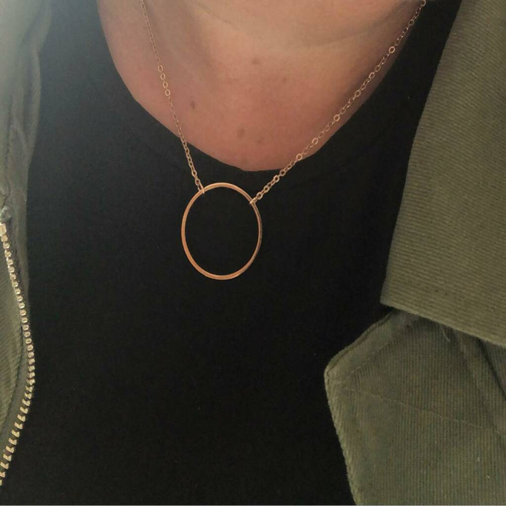 Eternity Circle Pendant By Get It Rapt. | notonthehighstreet.com