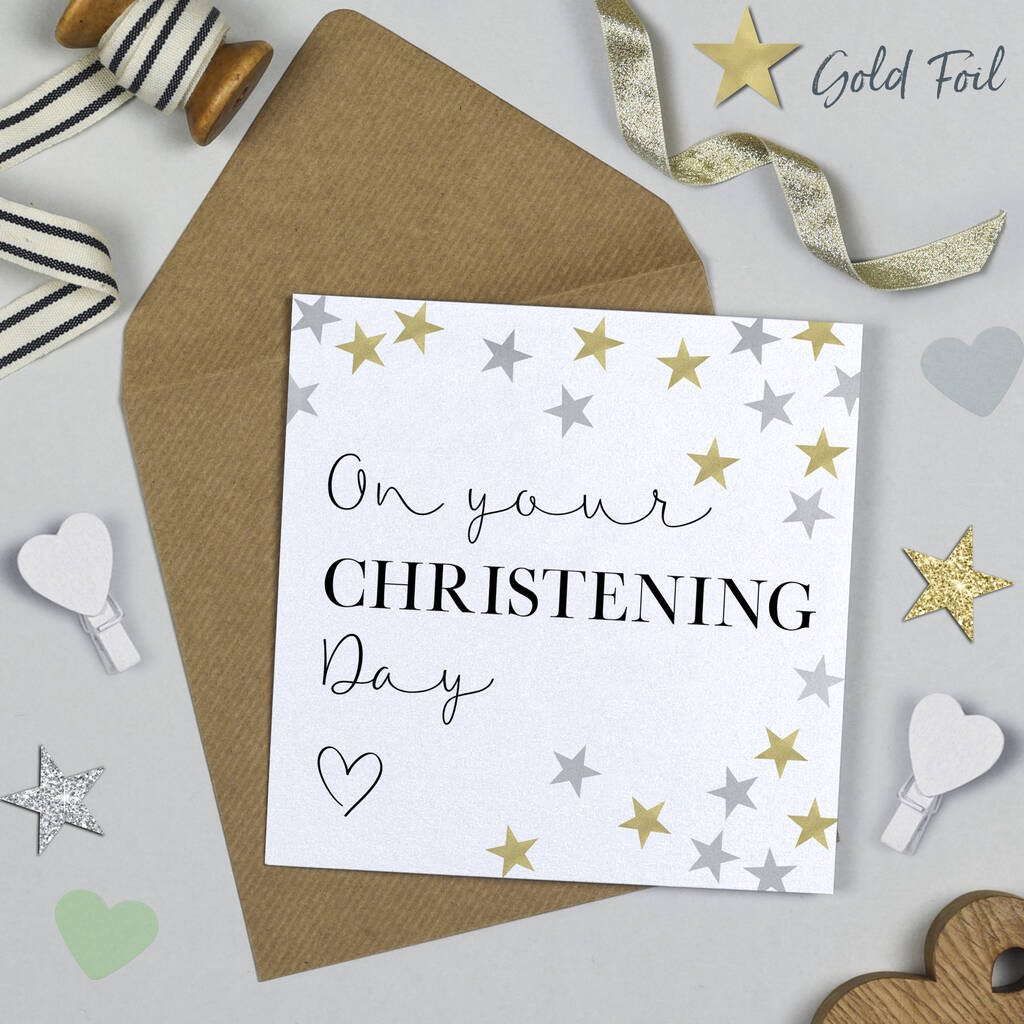 Manhattan Christening Day Card By Michelle Fiedler Design ...