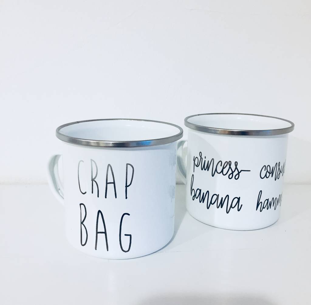 Crap Bag And Princess Consuella Couples Mug Set By Little Cub ...