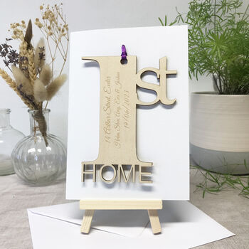 Personalised First Home Card By Hickory Dickory Designs ...
