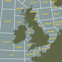 Shipping Forecast Area Map Reference Chart By Alice Rose ...