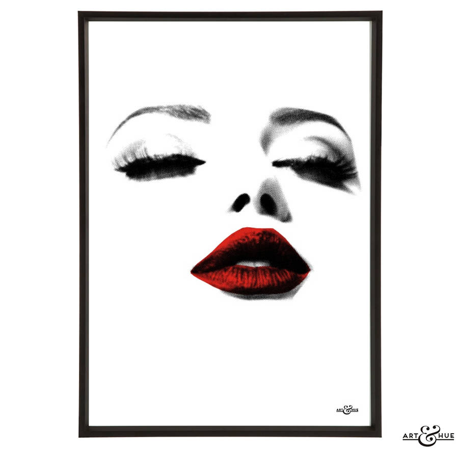 glamour pop art print by lime lace | notonthehighstreet.com
