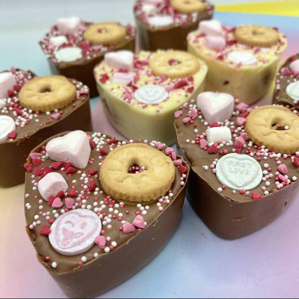 Jammy Dodger Filled Chocolate Heart By Choc Til You Drop ...