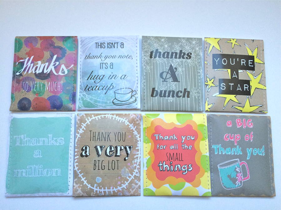 thank you tea gift set by victoria mae designs | notonthehighstreet.com