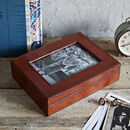 Leather Photo Memory Box By Life Of Riley | notonthehighstreet.com