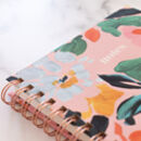 Bloom Blush Notebook/ Personalised Notebook/ Gift By The Inspired ...