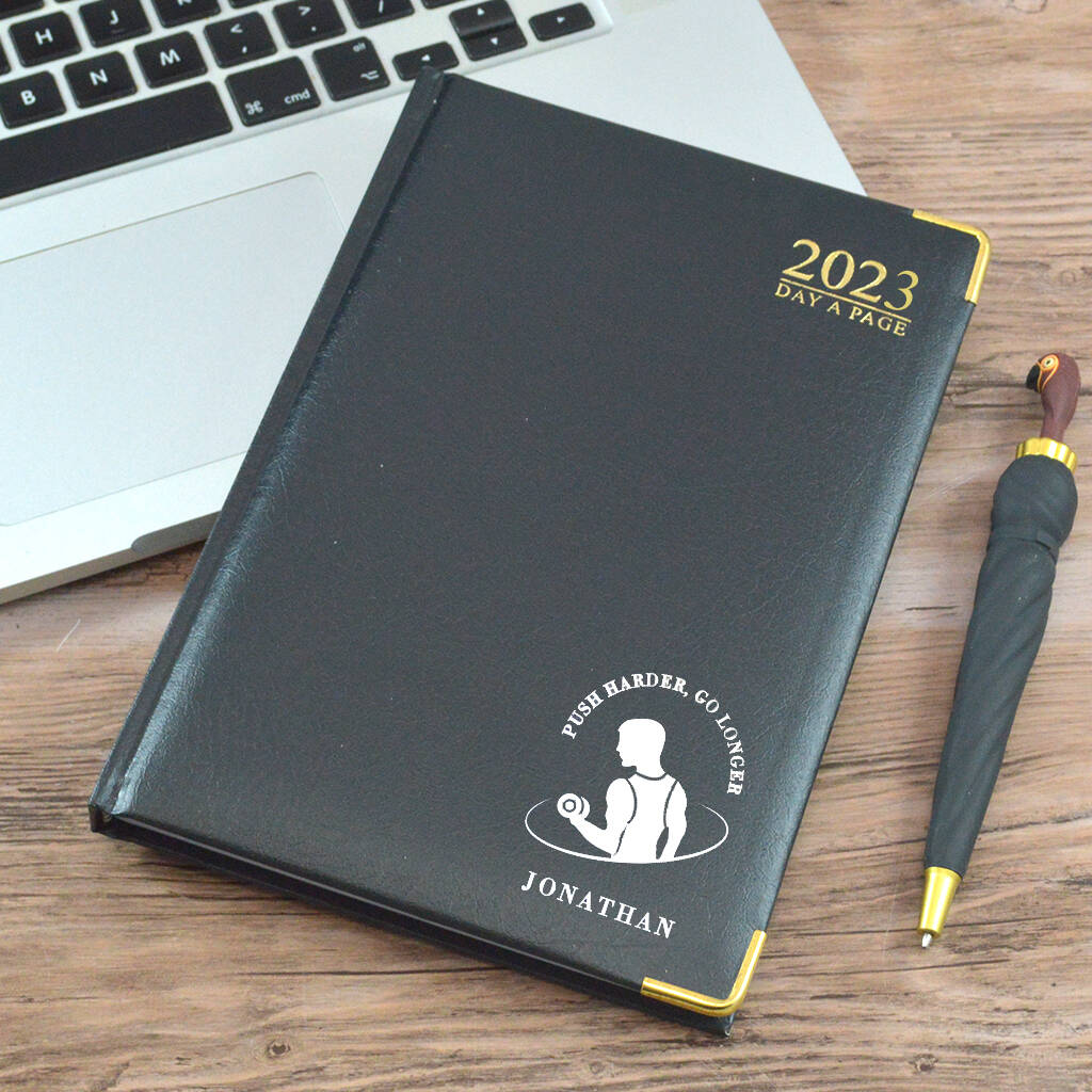 Personalised Gym Design Diary By GiftsOnline4U