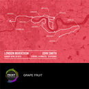 personalised london marathon poster by printmetrics ...