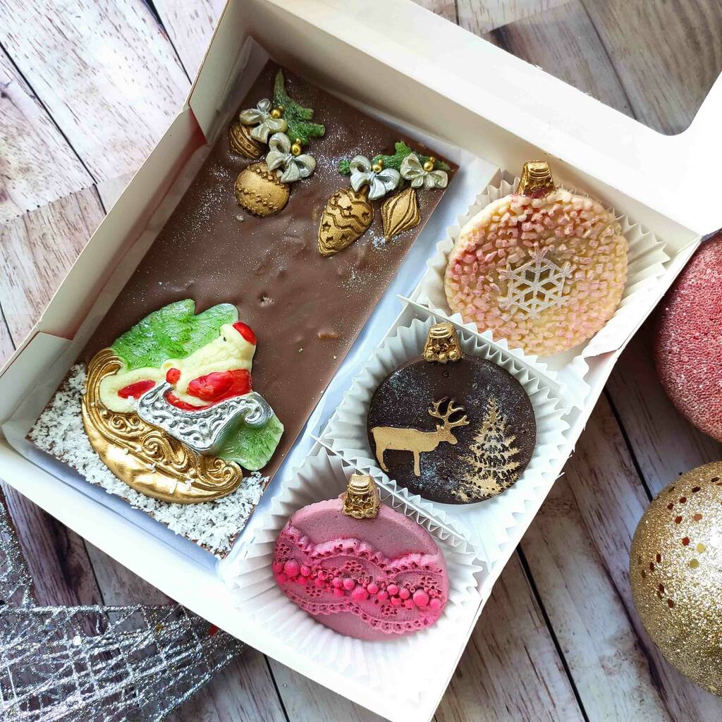 Chocolate Santa Sleigh, Personalised Christmas Box By The Unique ...