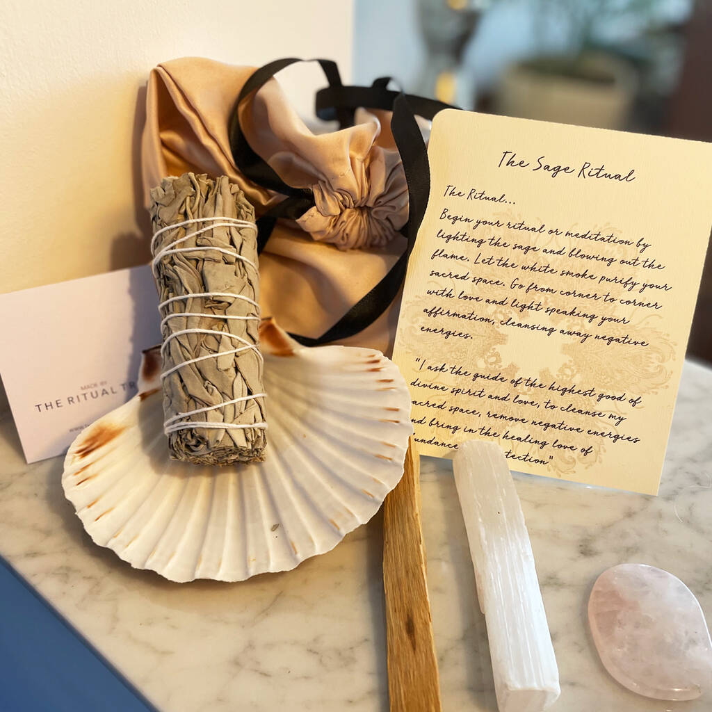 Seven Piece Cleansing Ritual Bag By Lilly + Bo | notonthehighstreet.com