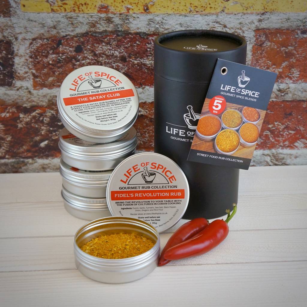 the famous five street food rub collection by life of spice ...