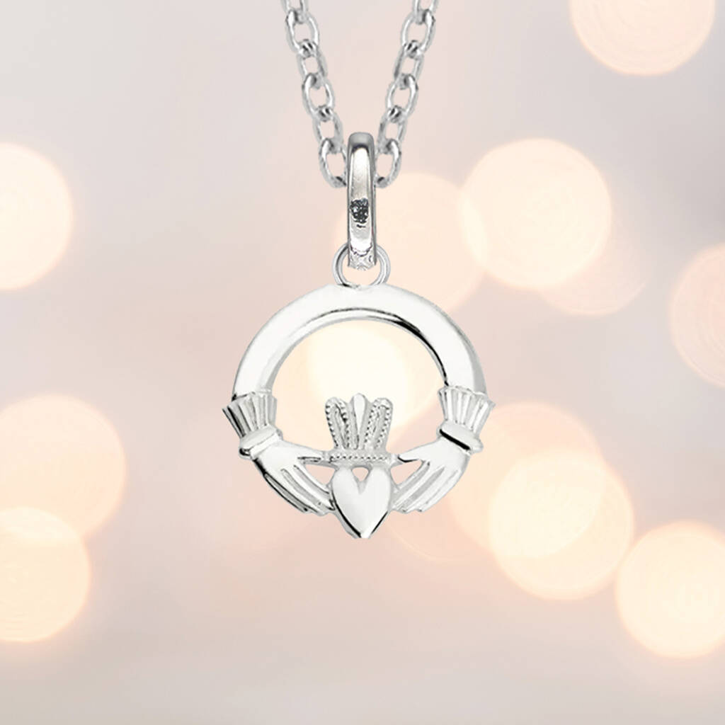 Sterling Silver Claddagh Necklace By Songs of Ink and Steel ...
