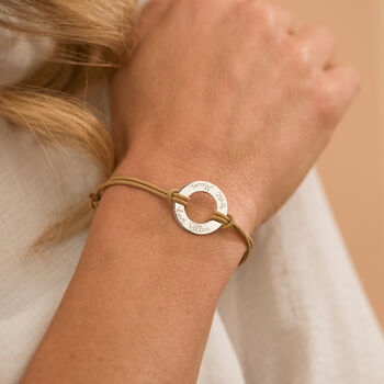 Personalised Eternity Bracelet By Merci Maman | notonthehighstreet.com