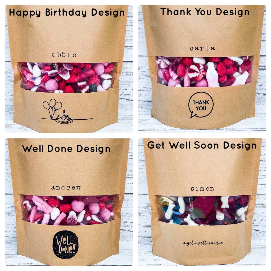 Personalised Big Softie Pick And Mix 1 Kg Mega Bag By sweets in the ...