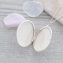 Extra Large Silver Locket With Monogram By Lime Tree Design ...