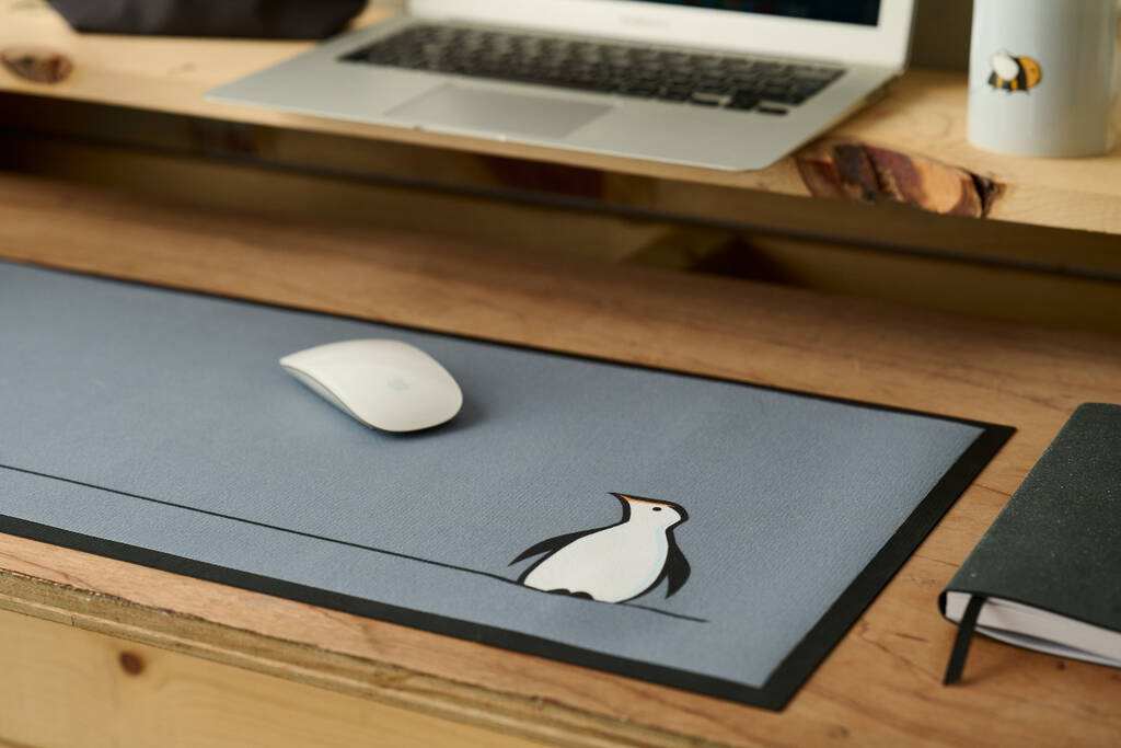 Penguin Desk Mat By Jin Designs