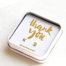 silver friendship knot ear studs earrings by attic | notonthehighstreet.com