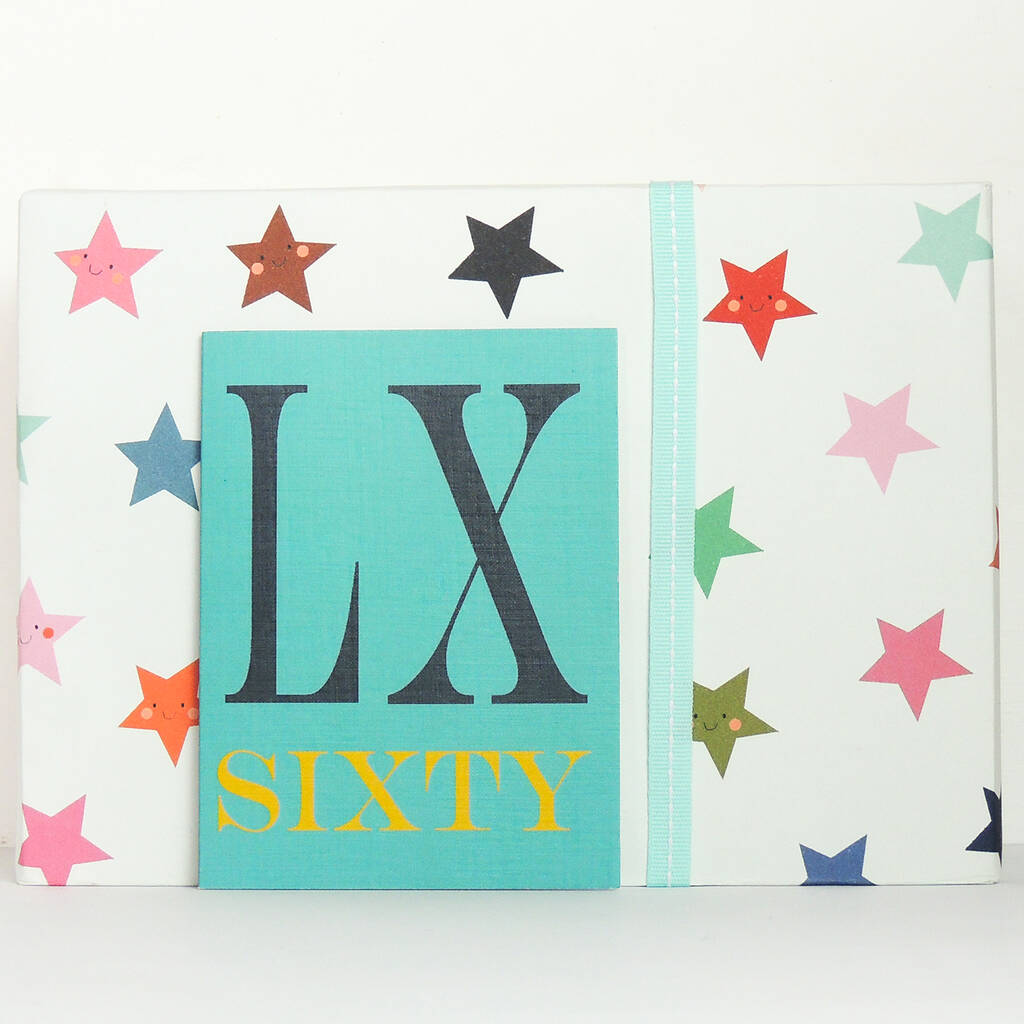 Mini Roman Numerals Sixty Card By Kali Stileman Publishing