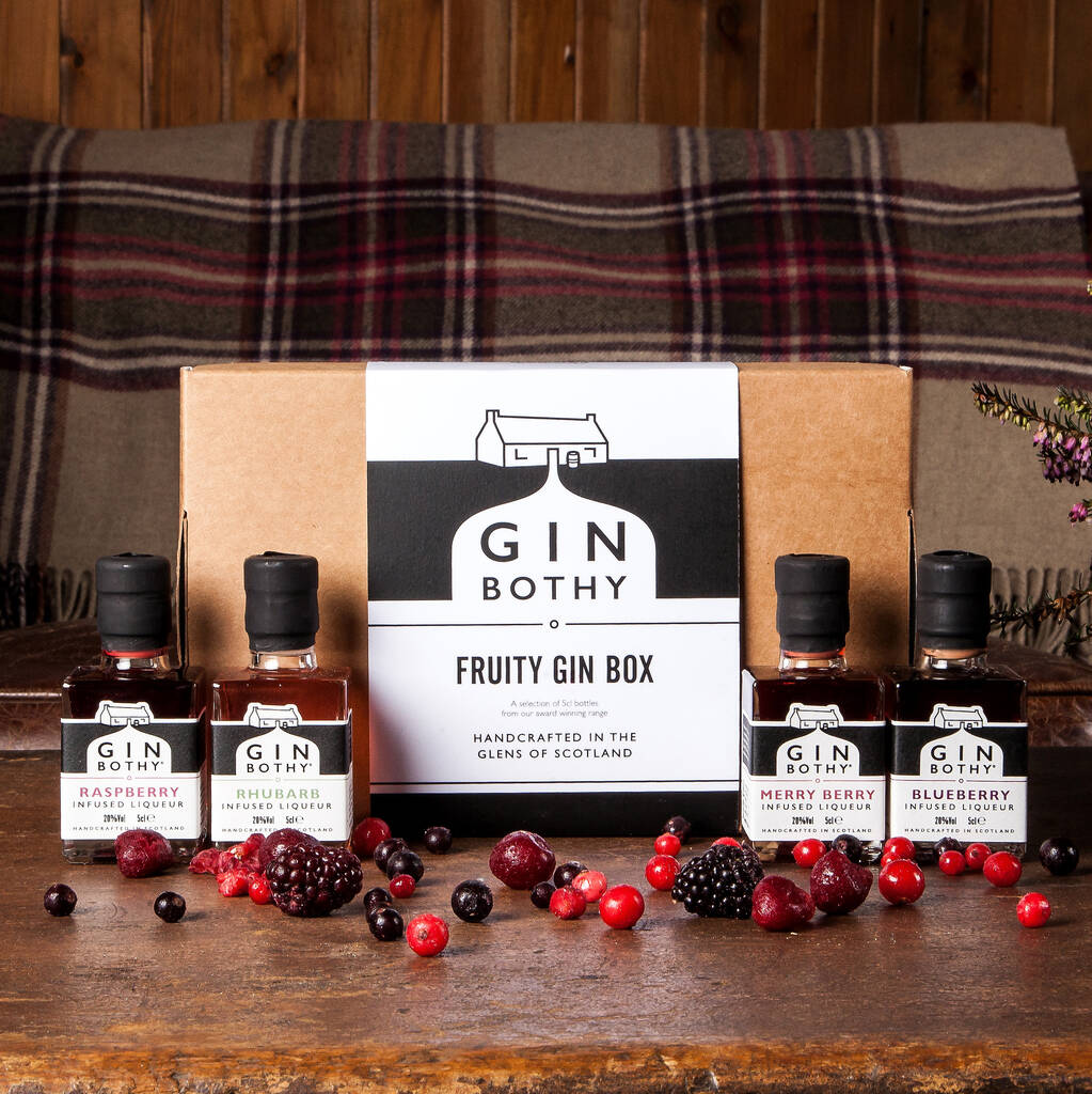 Fruity Gin Box By Gin Bothy | notonthehighstreet.com