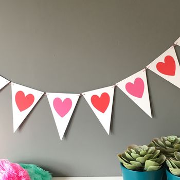 Heart Bunting By Daisyley Designs | notonthehighstreet.com