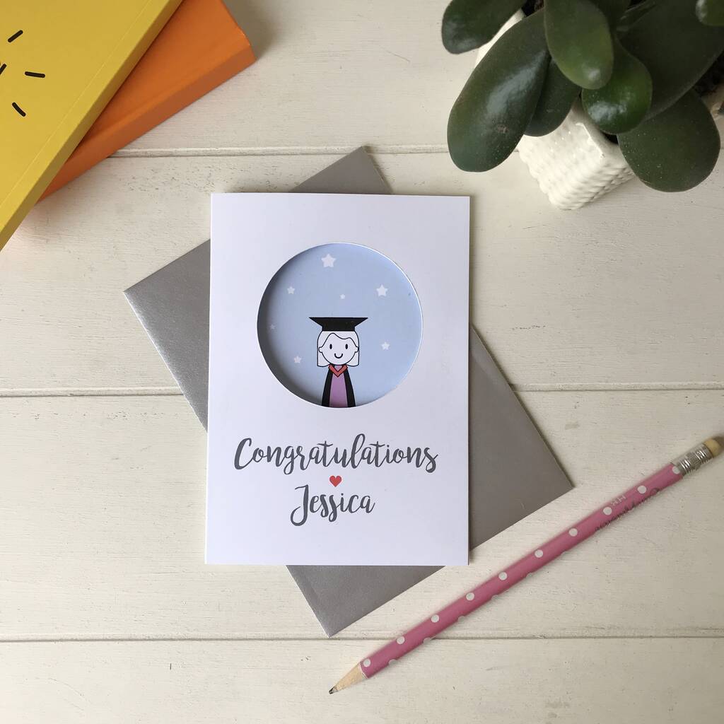 personalised graduation card by just toppers | notonthehighstreet.com