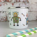 Robot Enamel Mug By Hendog Designs | notonthehighstreet.com