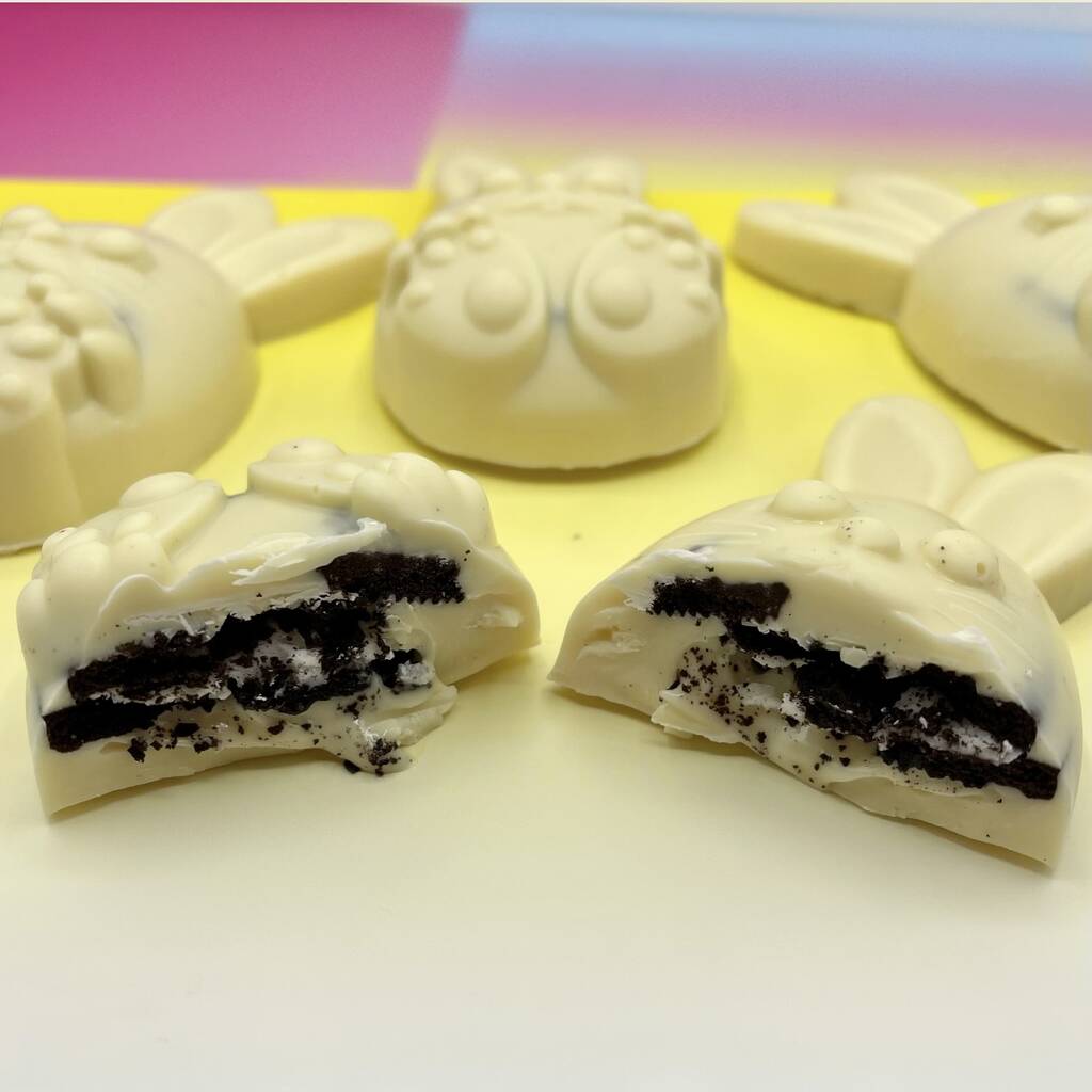 Easter Egg Slab With Stuffed Bunny Centre By Choc Til You Drop ...