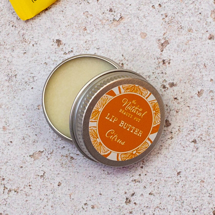 Organic Vegan Lip Butter By The Natural Beauty Pot | notonthehighstreet.com
